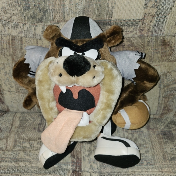 Warner Bros. | Toys | Tasmanian Devil Football Player Plush | Poshmark